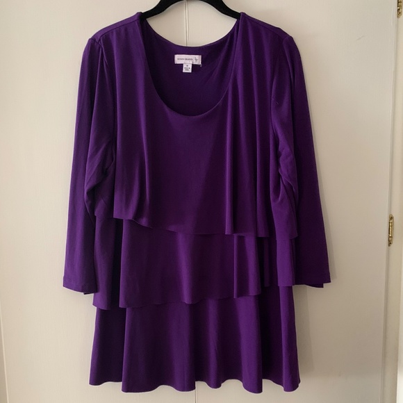 Susan Graver | Tops | Susan Graver 3tiered Top | Poshmark